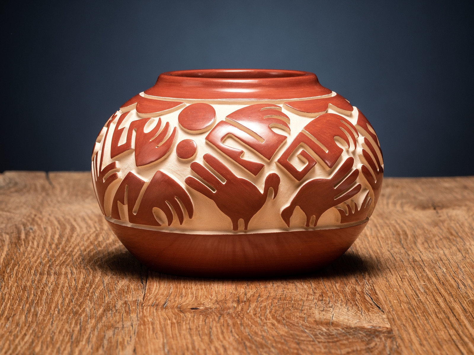 Tammy Garcia | Redware Pottery Jar (1993) | MutualArt