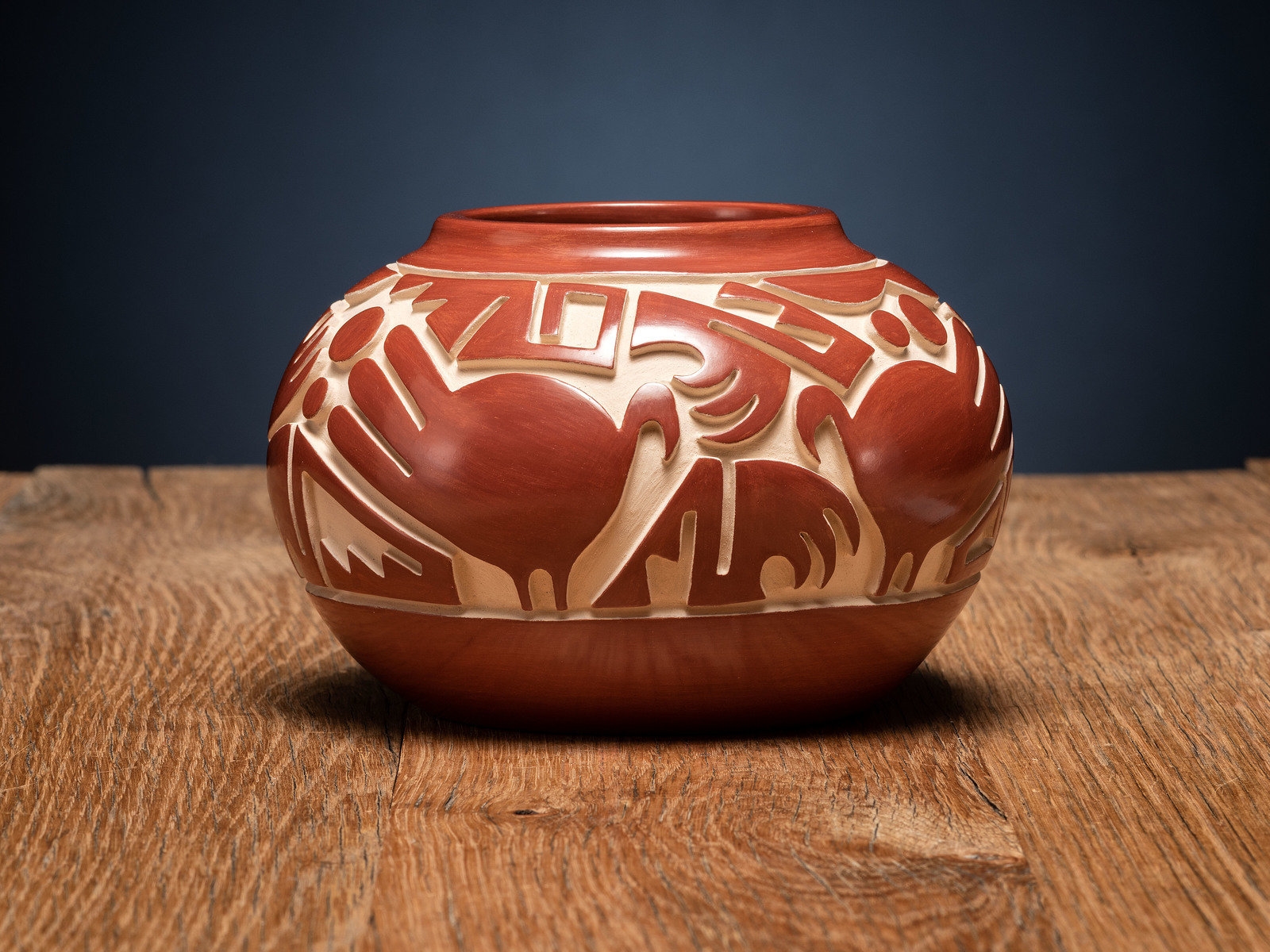 Tammy Garcia | Redware Pottery Jar (1993) | MutualArt