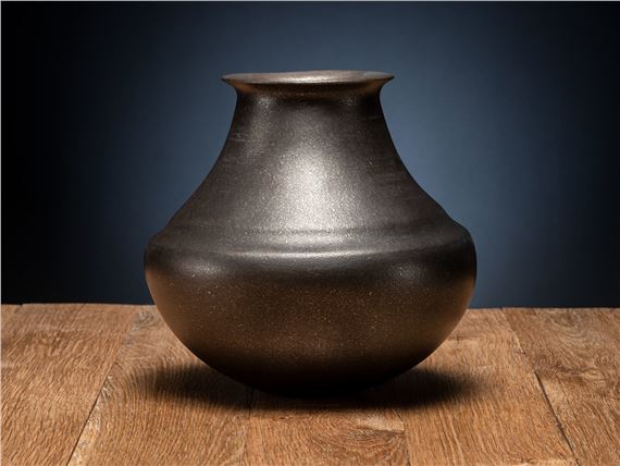 Lonnie Vigil | Micaceous Pottery Jar | MutualArt