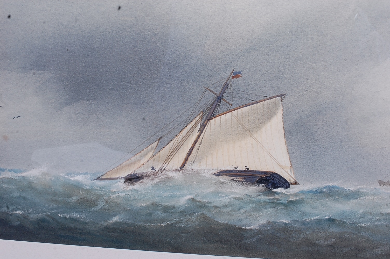 Henry Edward Spernon Tozer | - Pair; Shipping in choppy seas | MutualArt