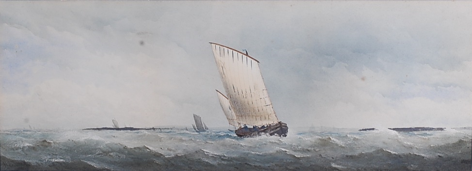 Henry Edward Spernon Tozer | - Pair; Shipping in choppy seas | MutualArt