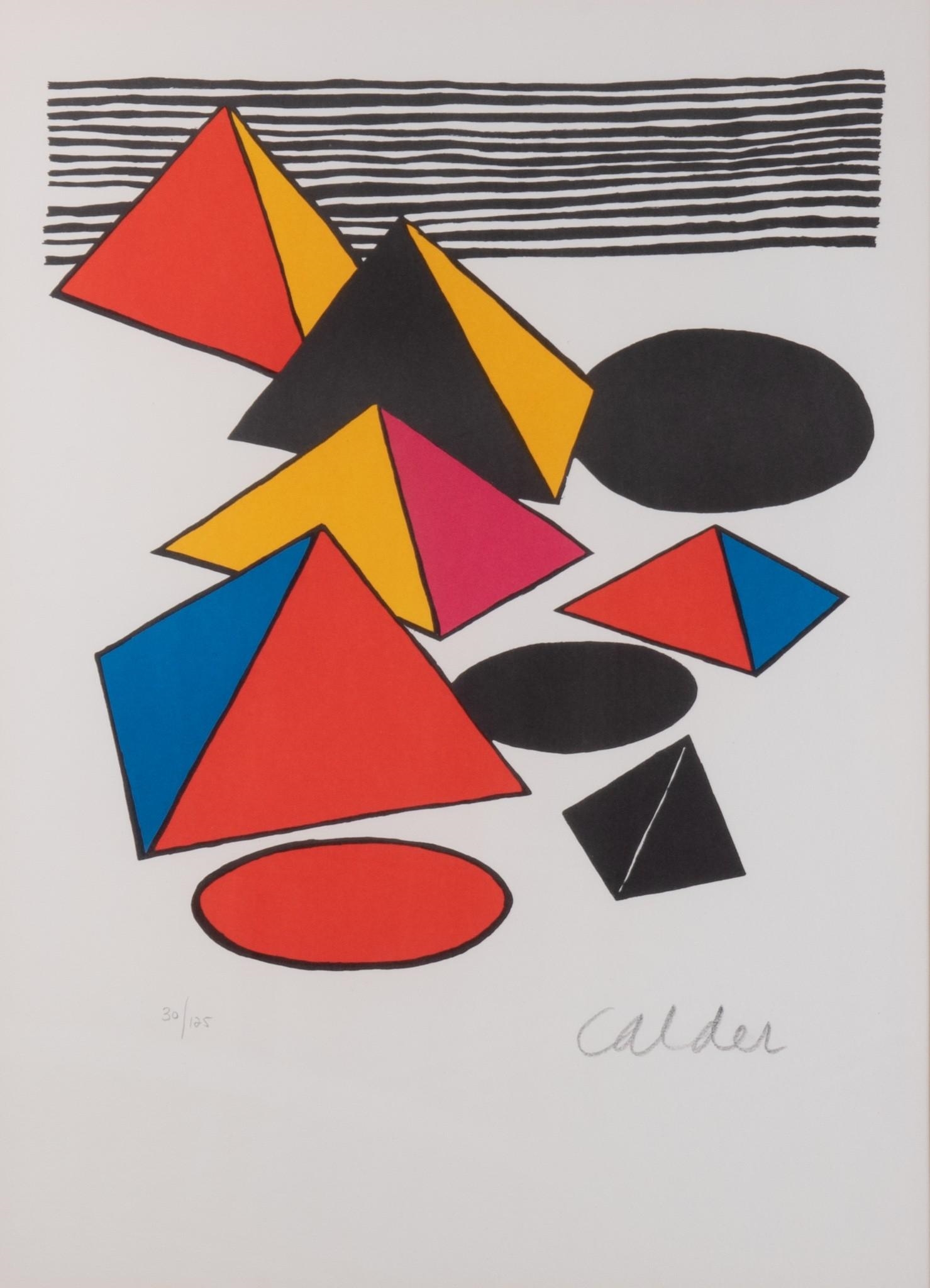 Alexander Calder | Pyramids and Slate | MutualArt