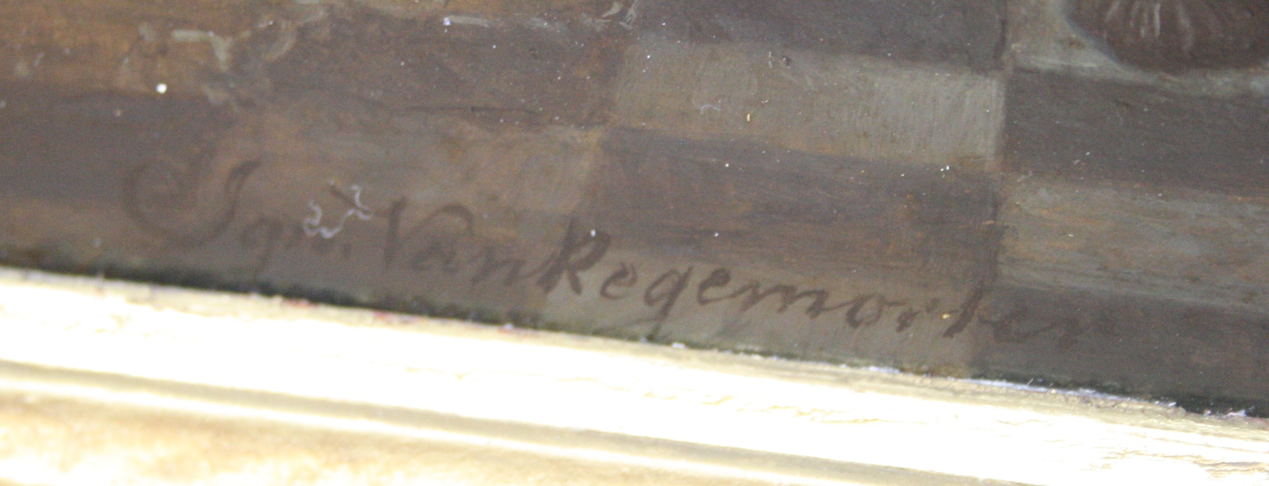 Ignatius Josephus van Regemorter | - A tavern interior with backgammon ...