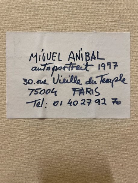 Miguel Anibal | Self-portrait of the artist (1997) | MutualArt