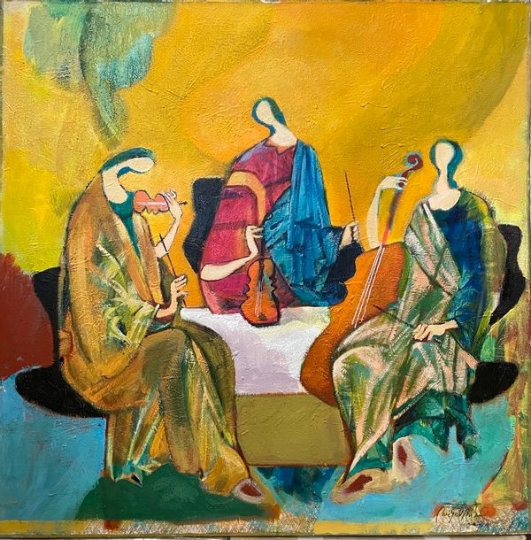 Miguel Anibal | The trio (1935) | MutualArt