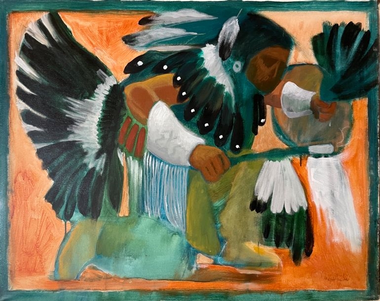 Miguel Anibal | Dance of the Indian Shaman (1935) | MutualArt