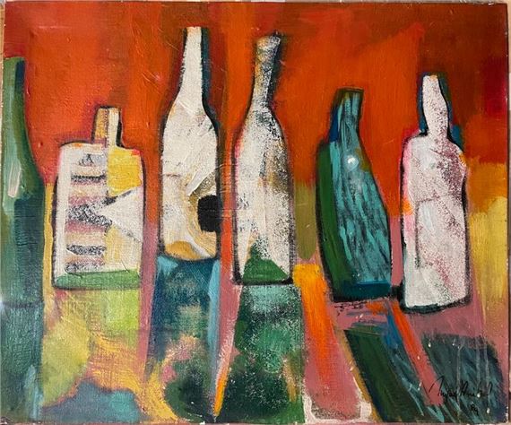 Miguel Anibal | The bottles (1989) | MutualArt