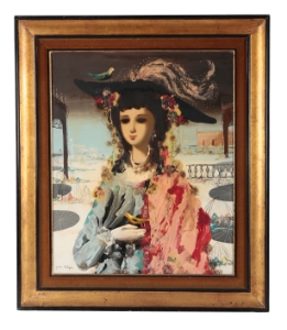 Jean Calogero | A SURREALIST TYPE PORTRAIT OF A YOUNG GIRL | MutualArt