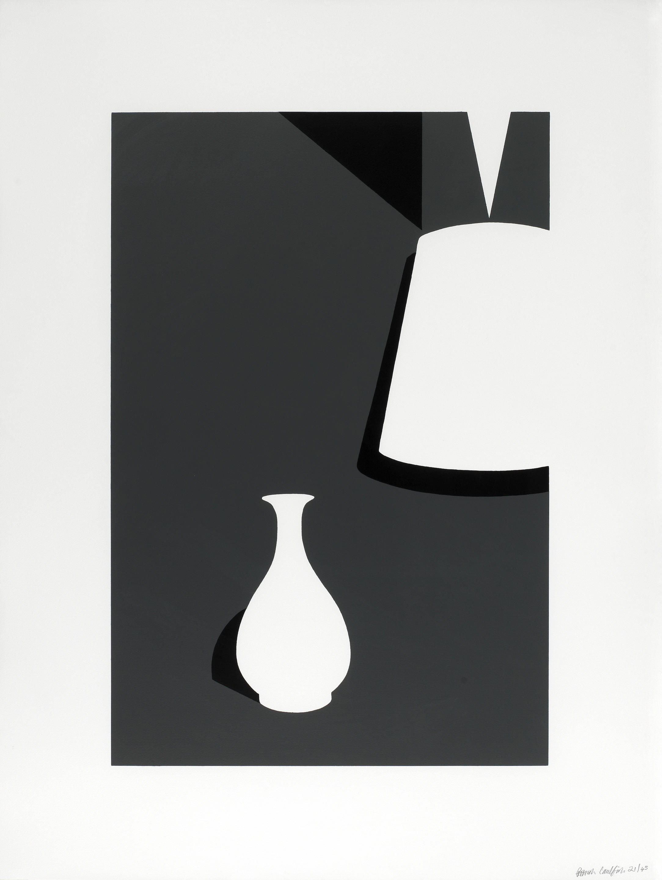 Patrick Caulfield | Lamp and Lung Ch'uan Ware, from 'White Ware' (1990 ...