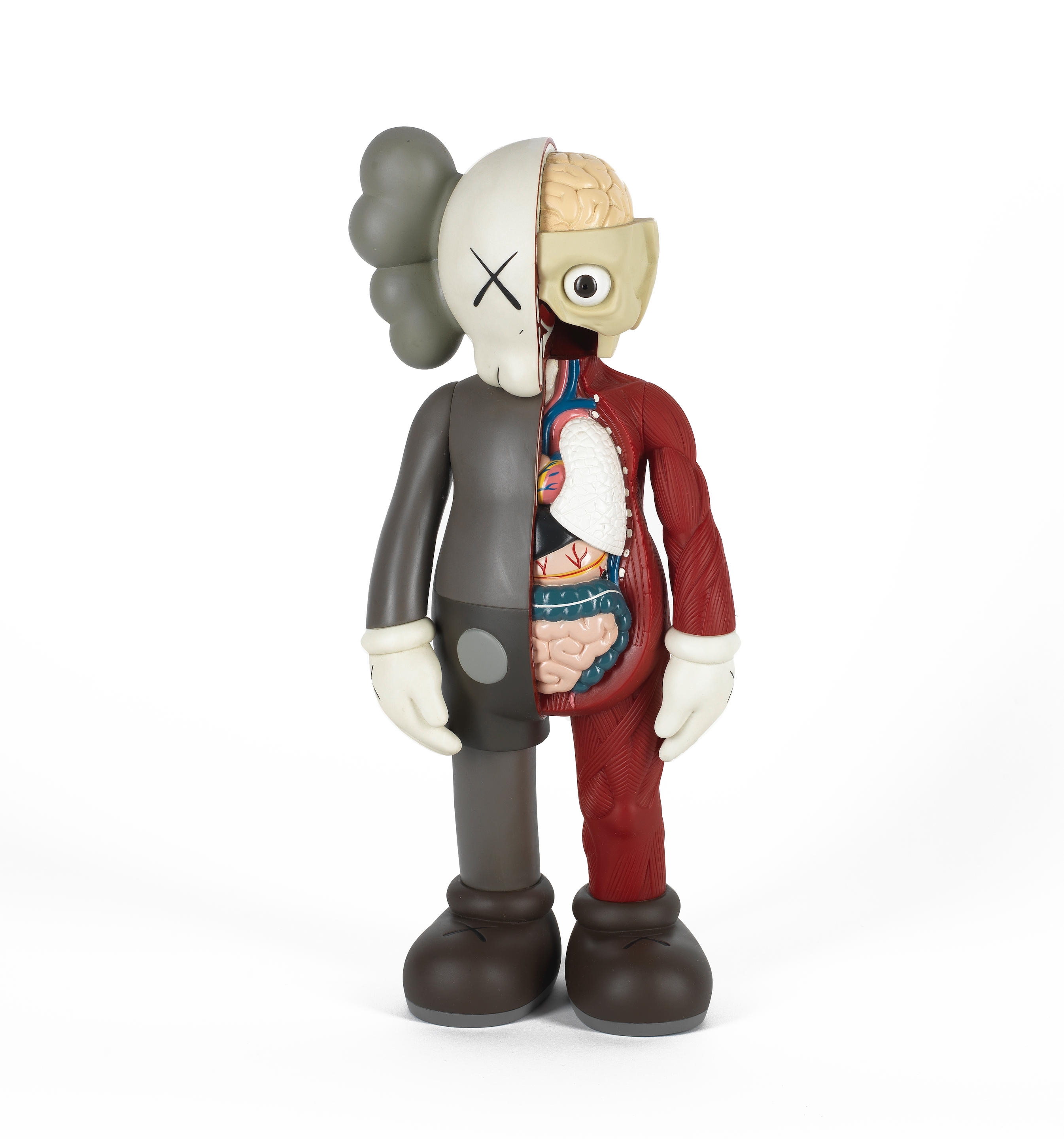 KAWS | Five Years Later Dissected Companion (Brown) (2006) | MutualArt