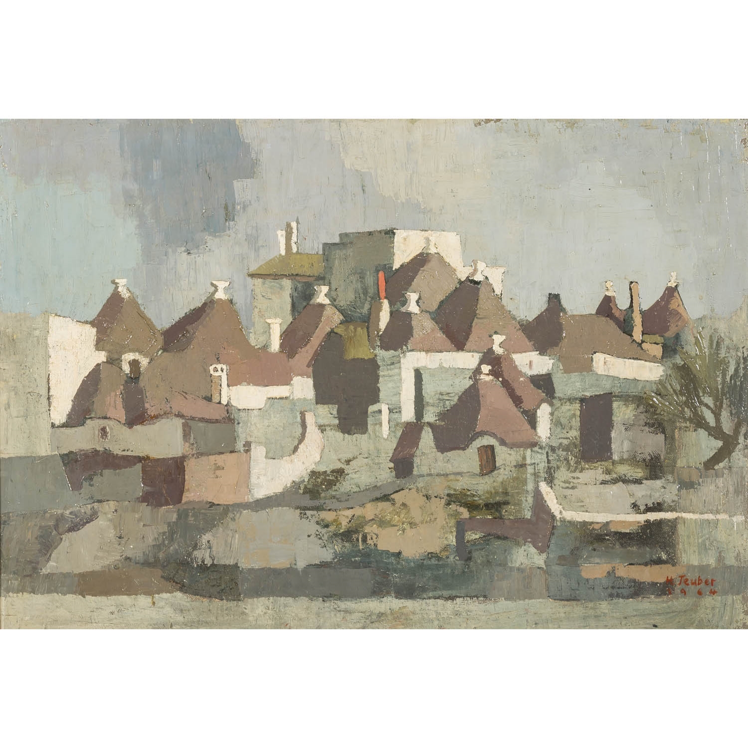 Hermann Teuber | Alberobello I (1964) | MutualArt