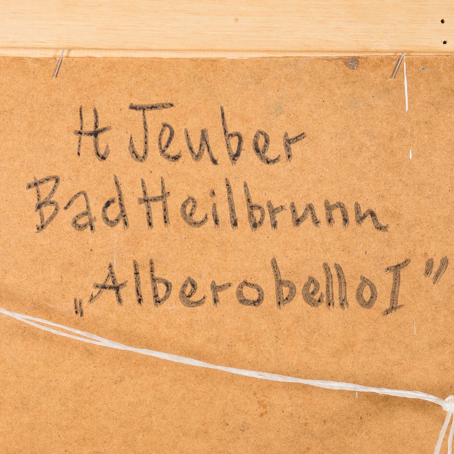 Hermann Teuber | Alberobello I (1964) | MutualArt