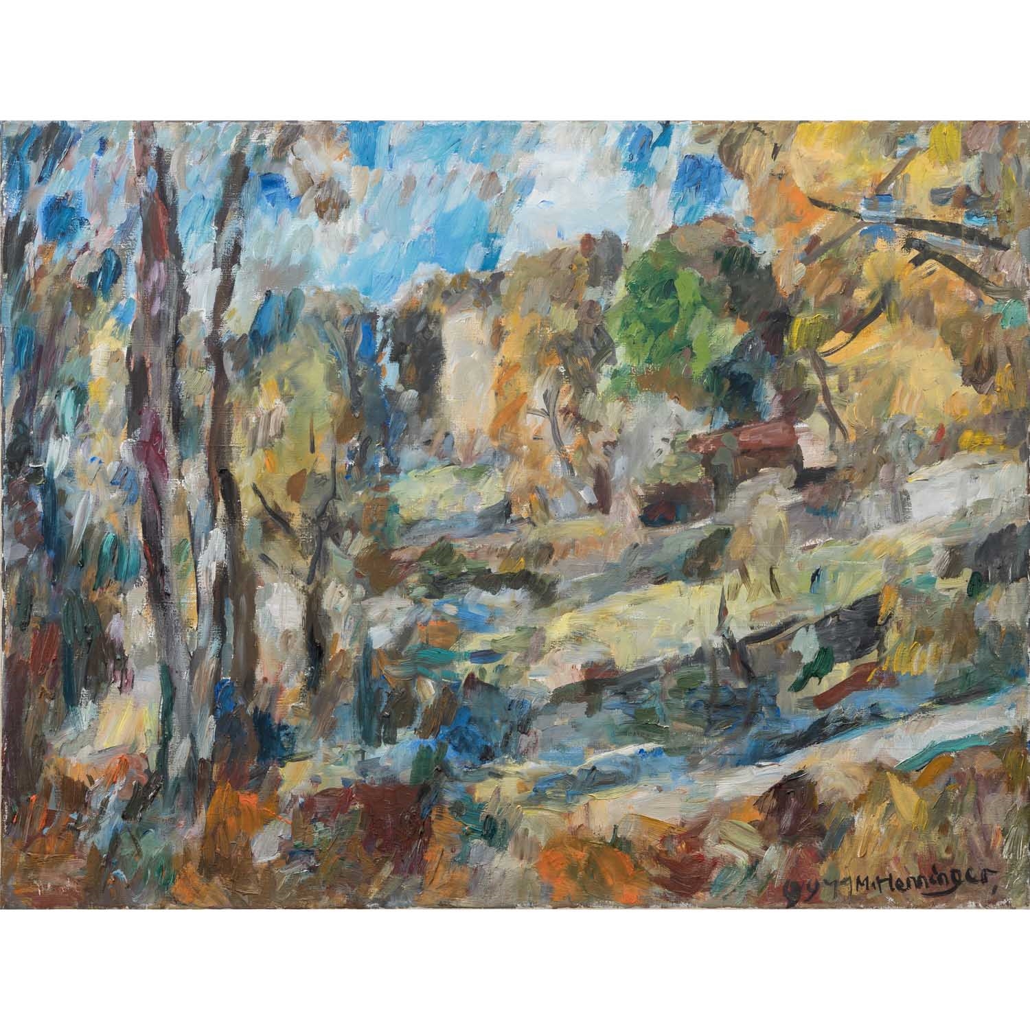 Manfred Henninger | Mediterranean Summer Landscape (1977) | MutualArt