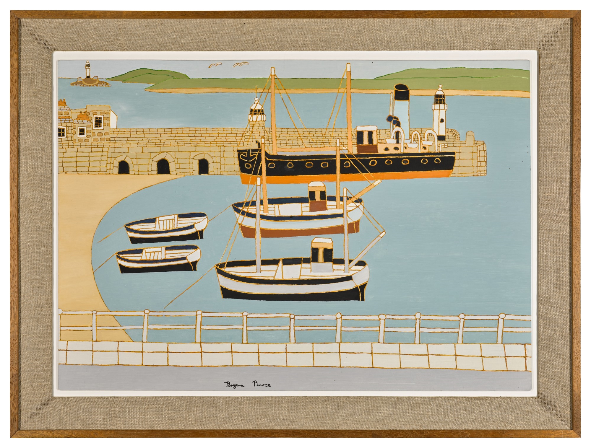 Bryan Pearce | St Ives Harbour (1975) | MutualArt