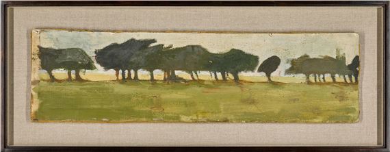 Bridget Riley | Lincolnshire Landscape (Early 1950s) | MutualArt