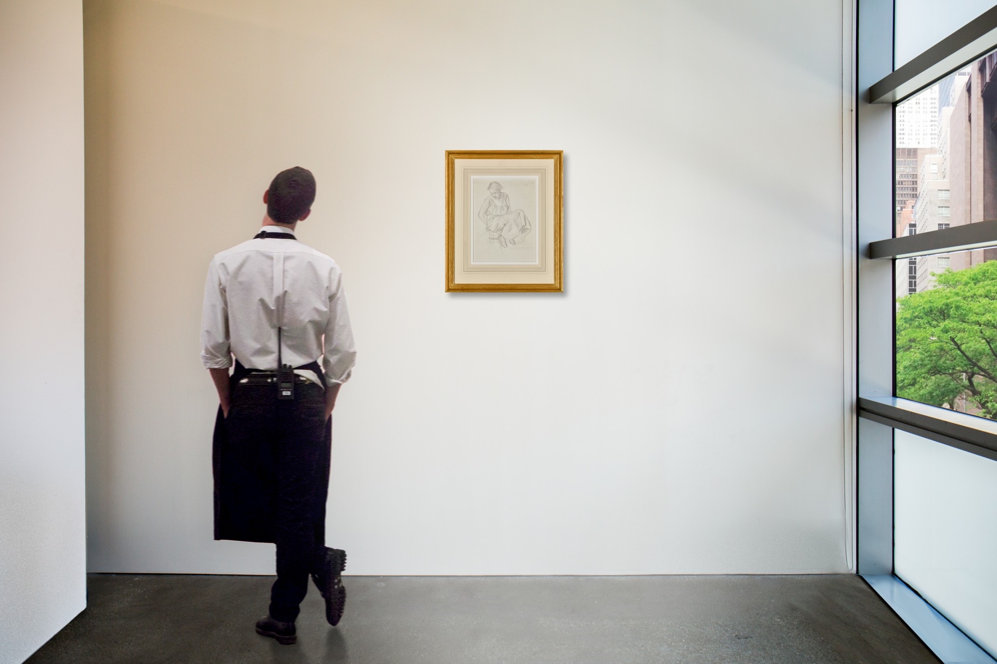 Augustus Edwin John | Portrait of Euphemia Lamb (Circa 1907) | MutualArt