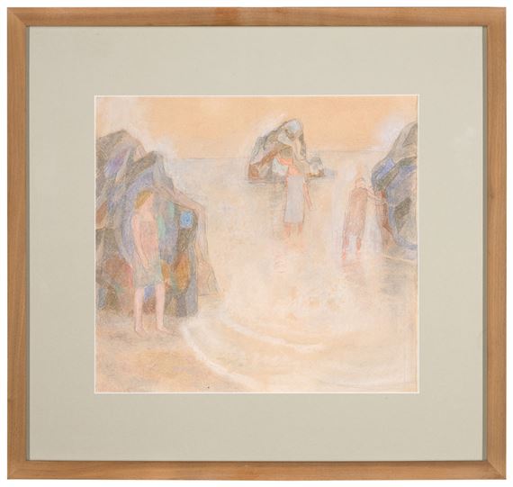 Elisabeth Vellacott | Girls Bathing (1976) | MutualArt