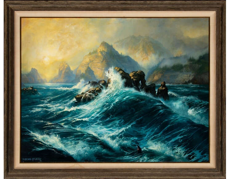 D. Michael McCarthy | Untitled (Stormy coast) | MutualArt