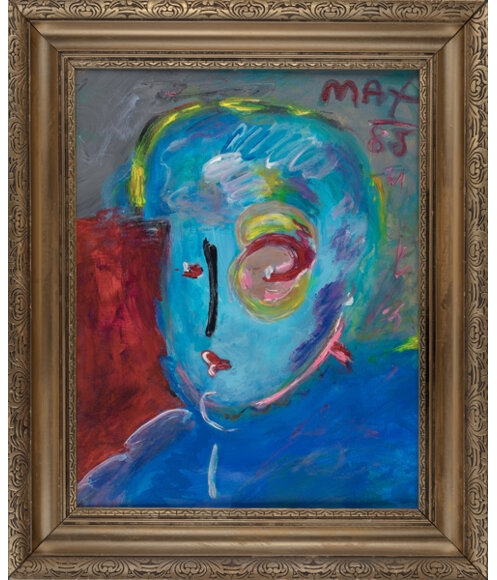 Peter Max | Zero in Blue (1985) | MutualArt