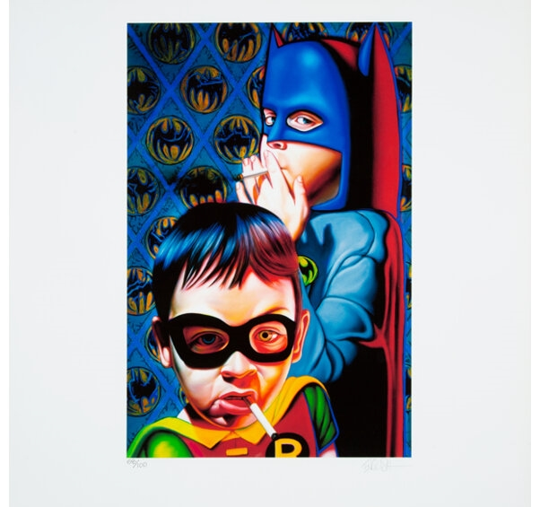 Ron English | Batman and the Boy Blunder II and Super Boy (2007 ...