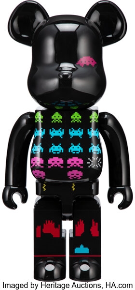 Be@rbrick | Space Invaders 1000% (2021) | MutualArt