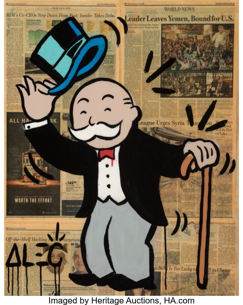 Mr Monopoly Man Drawing