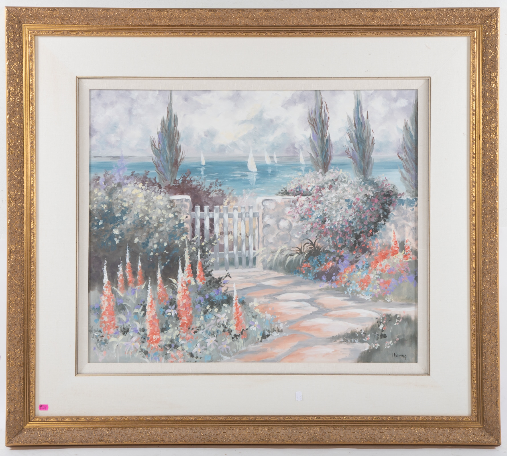 Elizabeth Horning | Seaside Terrace View | MutualArt