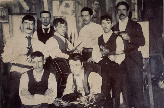 Australian School, 20th Century | A Cannibal Group 1896 (1896) | MutualArt