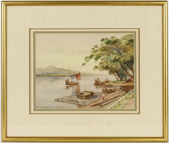 Mg Tun Hla | Depicting a shoreline in Burma | MutualArt