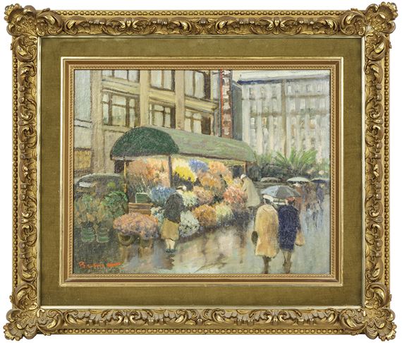 Joseph Bennett | Flower Stand - San Francisco | MutualArt