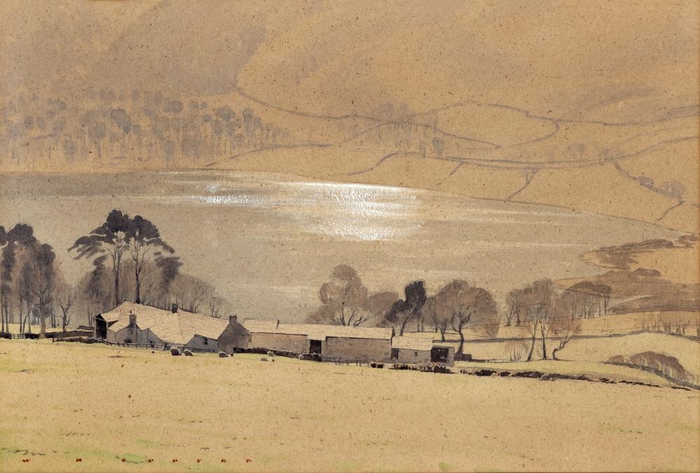 William Heaton Cooper | Lakeland Farmstead in Winter | MutualArt