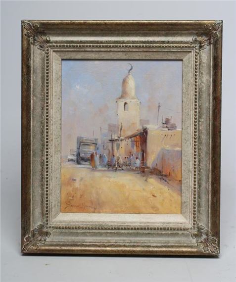 David Howell | Truck Stop on the Jeddah Road | MutualArt