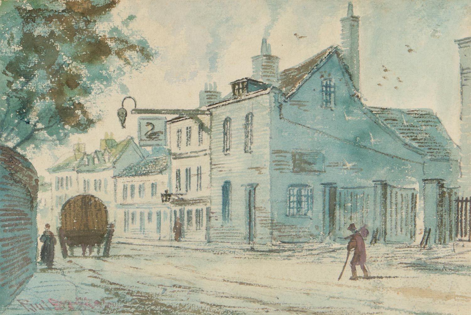 Paul Braddon | HAUNTS OF CHARLES DICKENS, THE SWAN INN | MutualArt