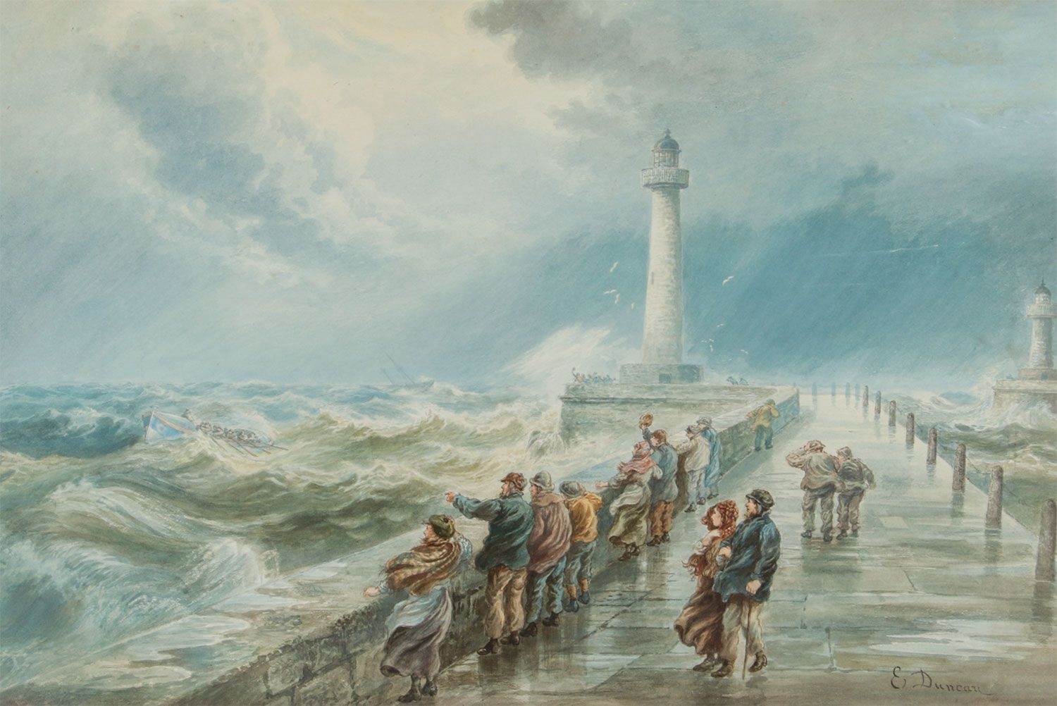 Edward Duncan | THE LIFEBOAT | MutualArt