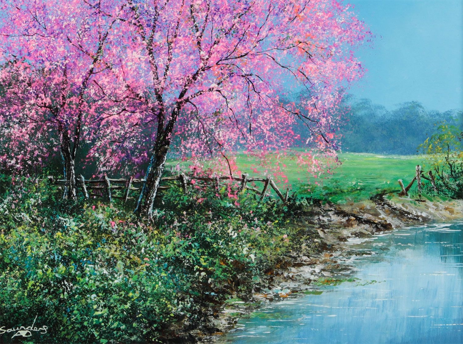 Andy Saunders | CHERRY BLOSSOM | MutualArt