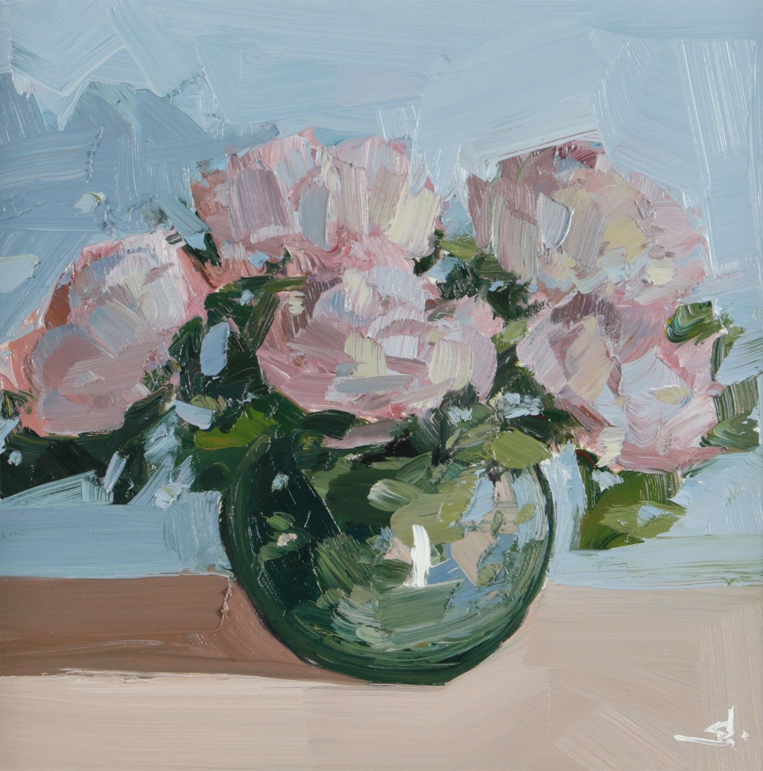 Vivek Mandalia | PINK PEONIES | MutualArt