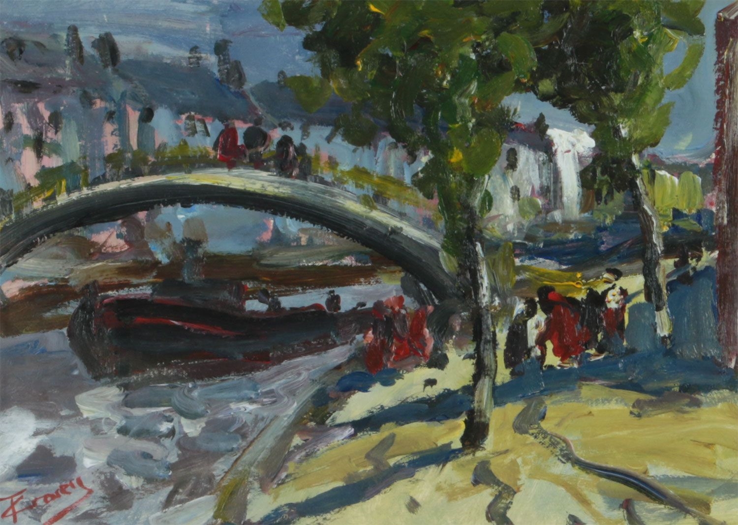 Terrence Crosby | BRIDGE OVER THE RIVER LIFFY | MutualArt