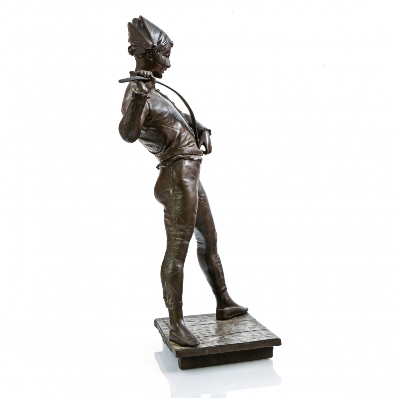 Paul Dubois | Harlequin sculpture | MutualArt