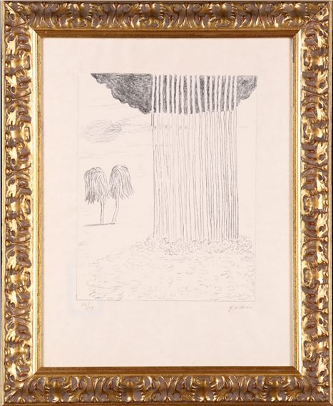 Giorgio de Chirico | La pioggia nel deserto (1973) | MutualArt