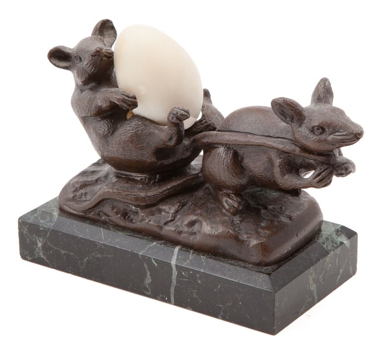 G. Richard | Art Deco bronze mouse sculpture (1930) | MutualArt