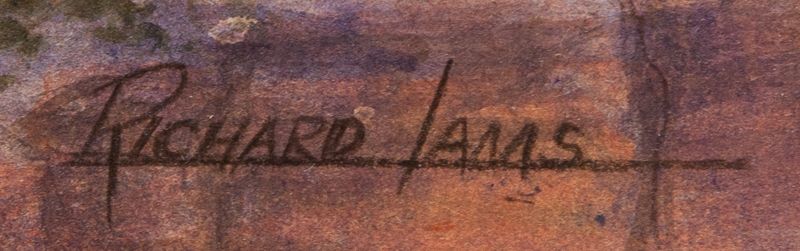 Richard Iams | Approaching Rain in the Grand Canyon (1950) | MutualArt