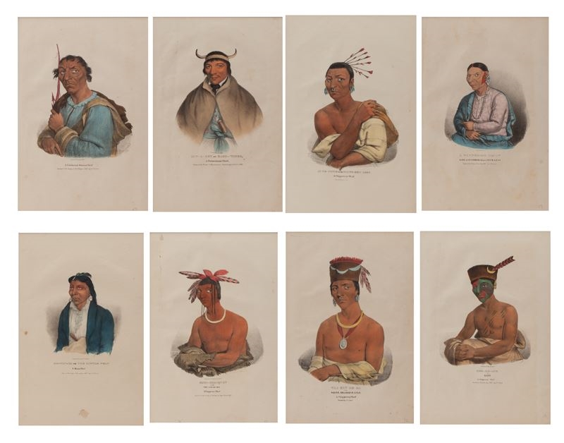 J. O. Lewis | (8) J.O. Lewis Native American portrait | MutualArt