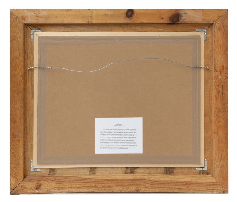 John Barger | John Barger Teton Passage oil on board. (1953) | MutualArt