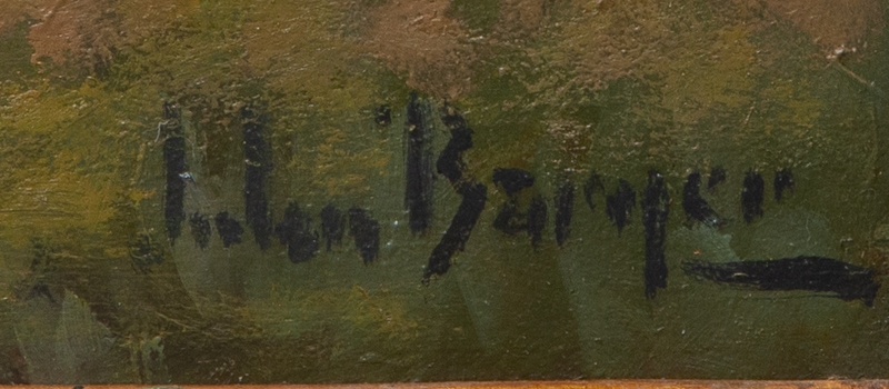 John Barger | John Barger Teton Passage oil on board. (1953) | MutualArt