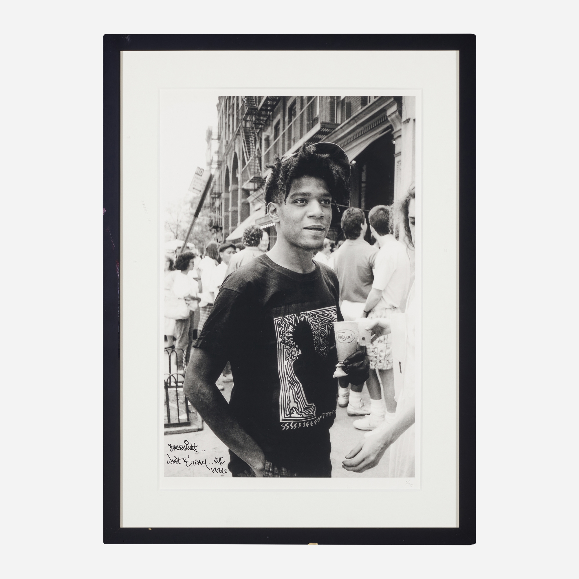 Ricky Powell | Basquiat W. Broadway 1986 (1986 - 2016) | MutualArt