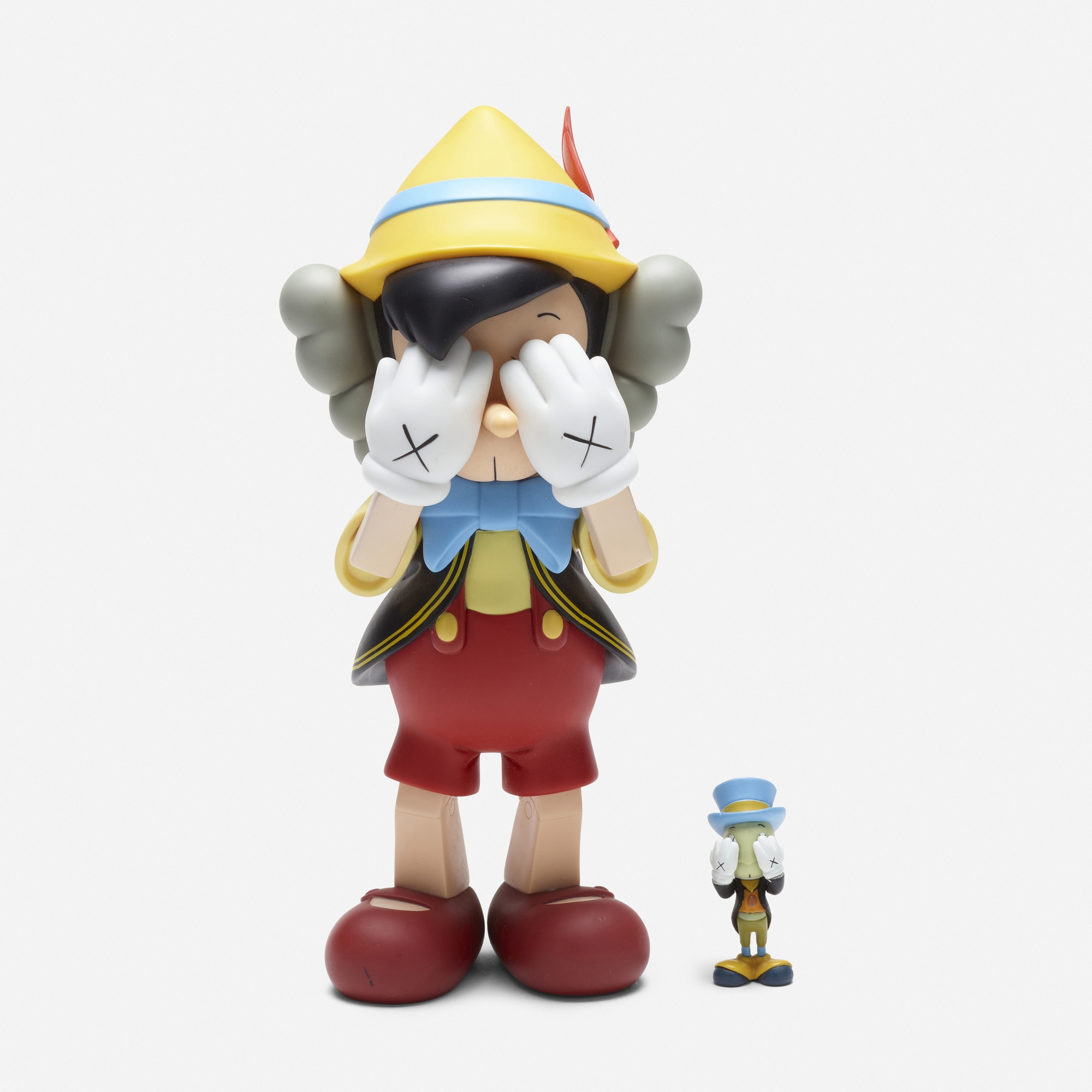 KAWS | Pinocchio and Jiminy Cricket (2010) | MutualArt