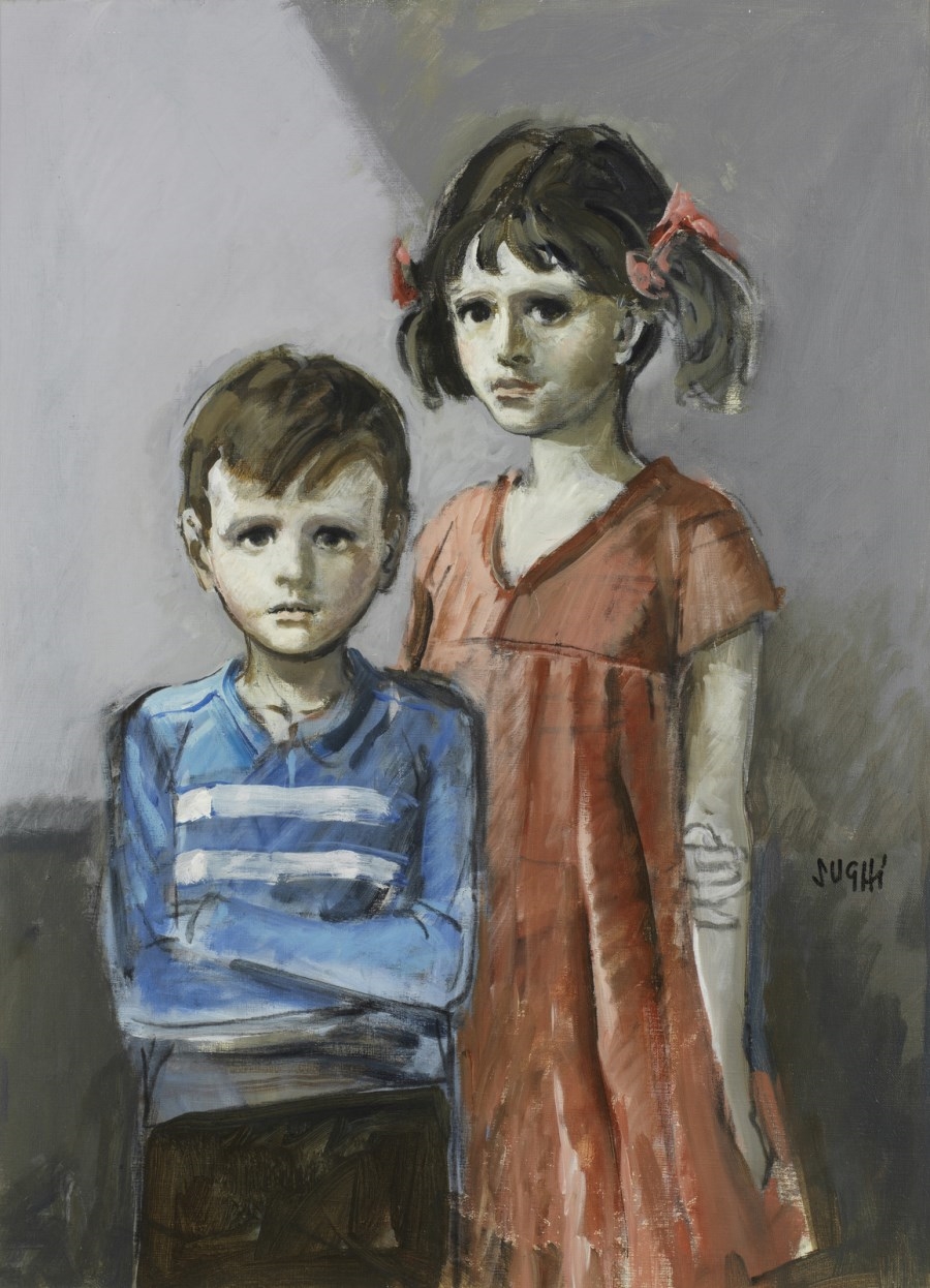 Alberto Sughi | Untitled (Ritratto di bambini dal ciclo Immaginazione e ...