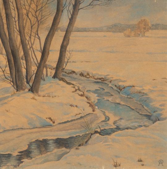 Ortrud Abeking | Winterlandschaft | MutualArt