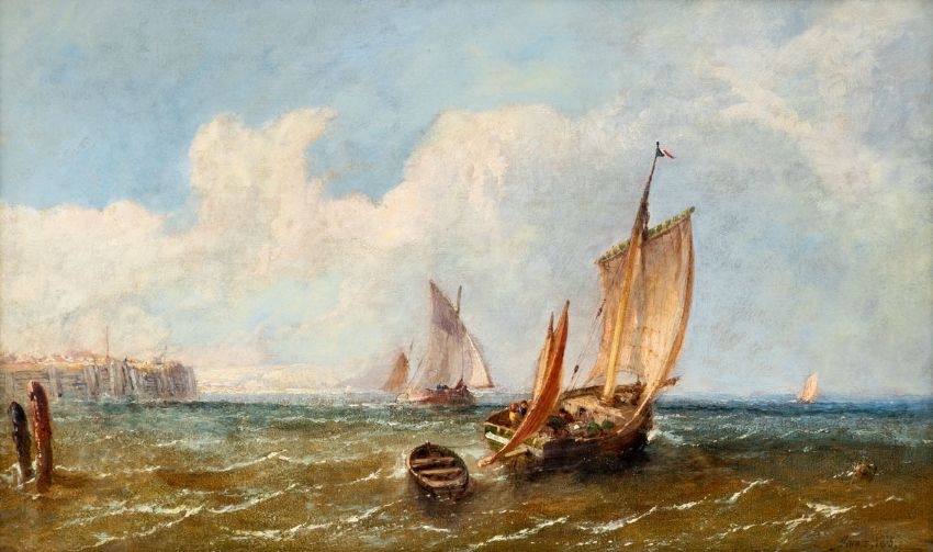James Webb | Fishing Boats off the English Coas | MutualArt
