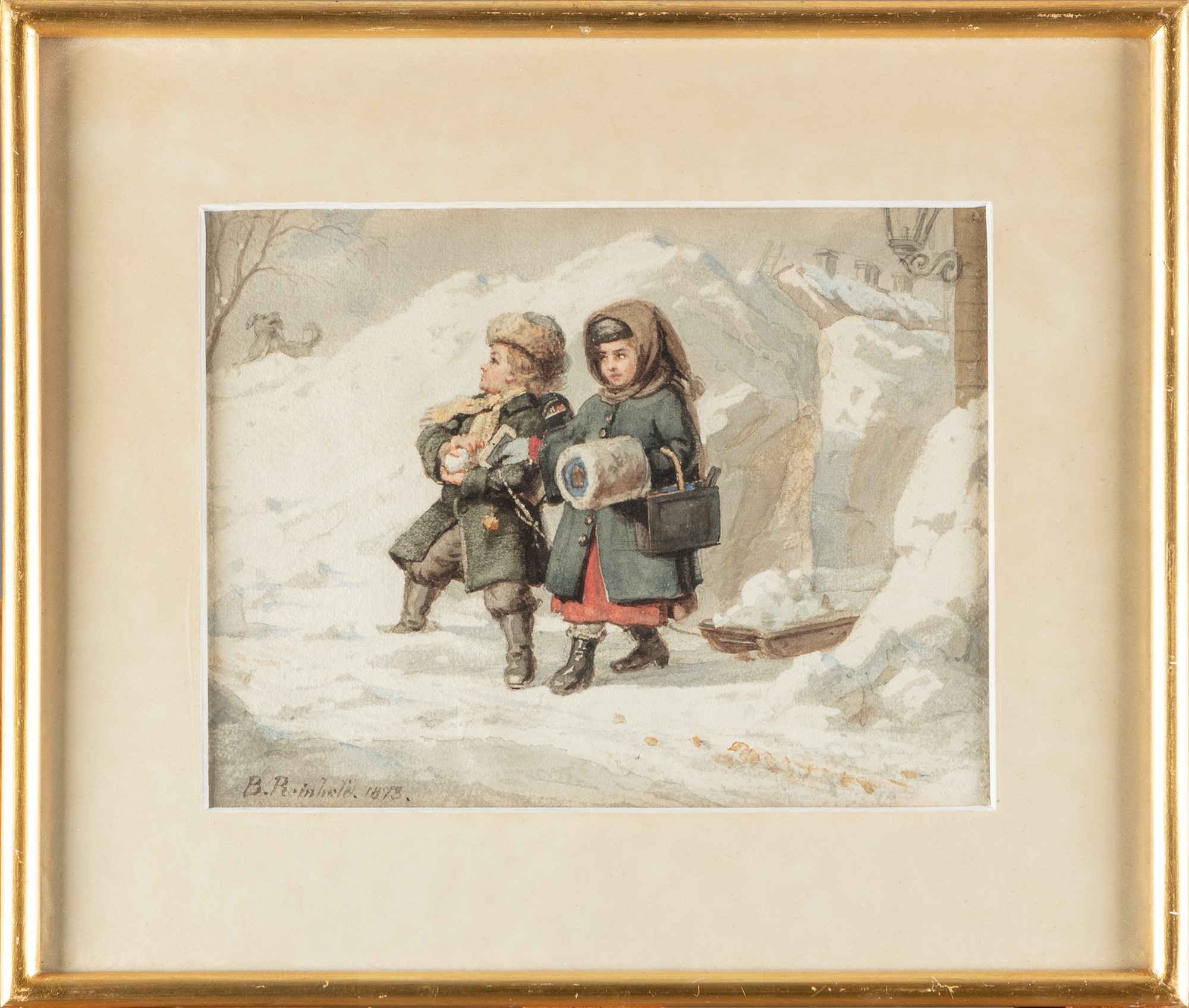 Bernhard Reinhold | Children (1873) | MutualArt